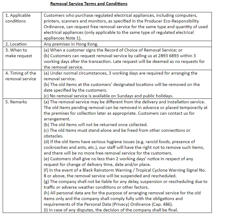 Removal Service – Asian TAT Ltd